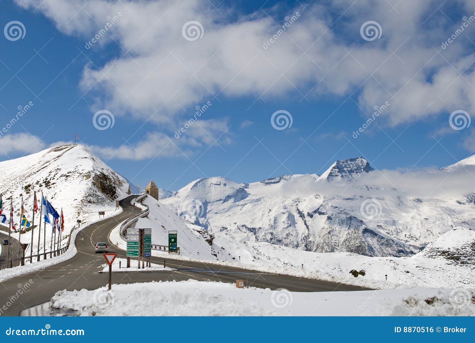 Grossglockner High Alpine Road, German: Grossglockner-Hochalpenstrasse ...
