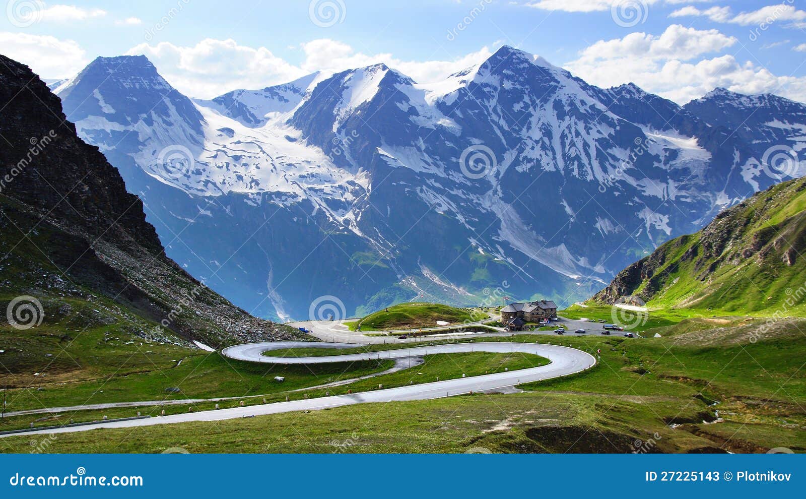 Grossglockner High Alpine Road. Austria Stock Image - Image of road ...