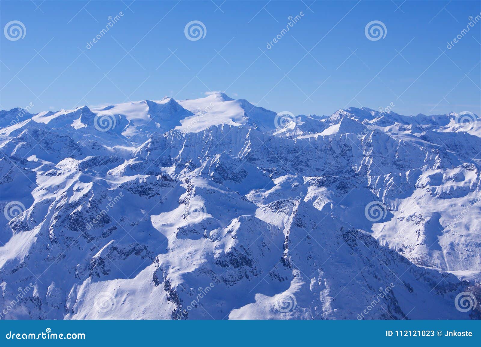 Grossglockner Peak in Winter Stock Image - Image of cold, tourism ...