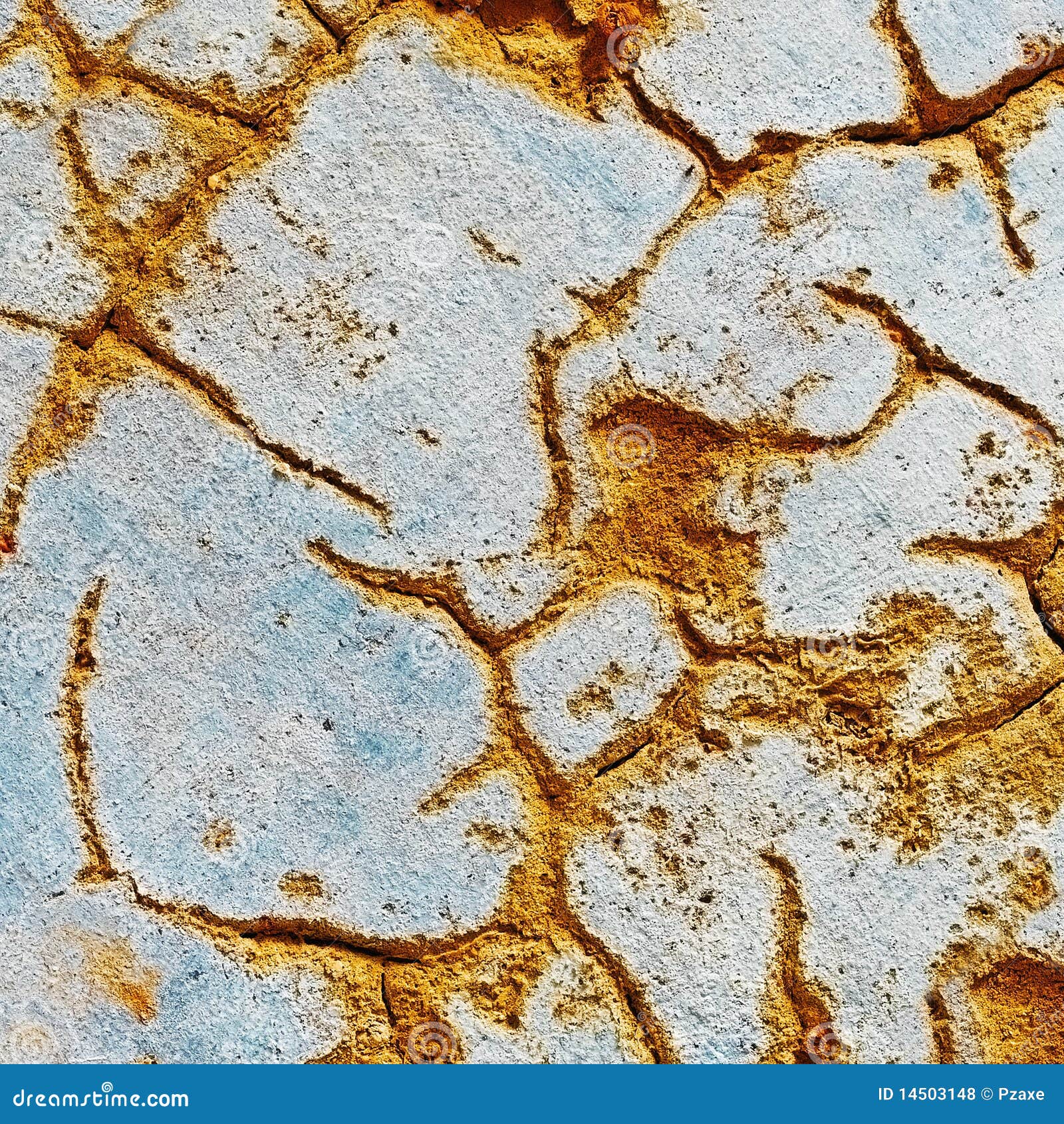 Grote Barsten Op Oppervlakte Van Pleister Stock Foto - Image of grunge ...