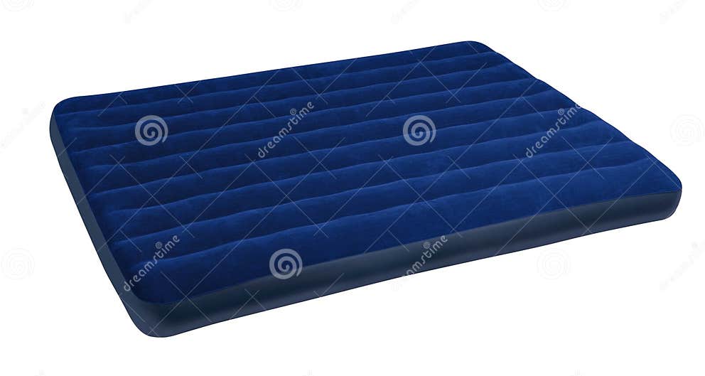 Grote blauwe matras stock afbeelding. Image of ontspan - 12178729