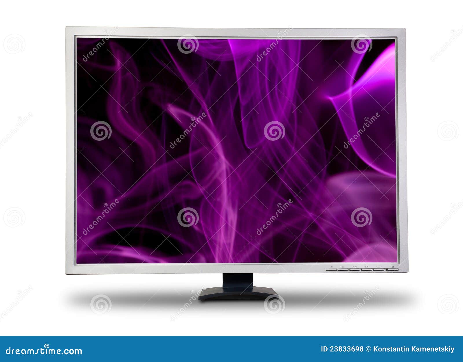 Grote computerLCD monitor. stock foto. Image of modern - 23833698