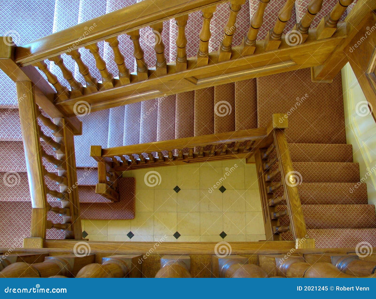 Grote Eiken Trap stock afbeelding. Image of ingang, groot - 2021245