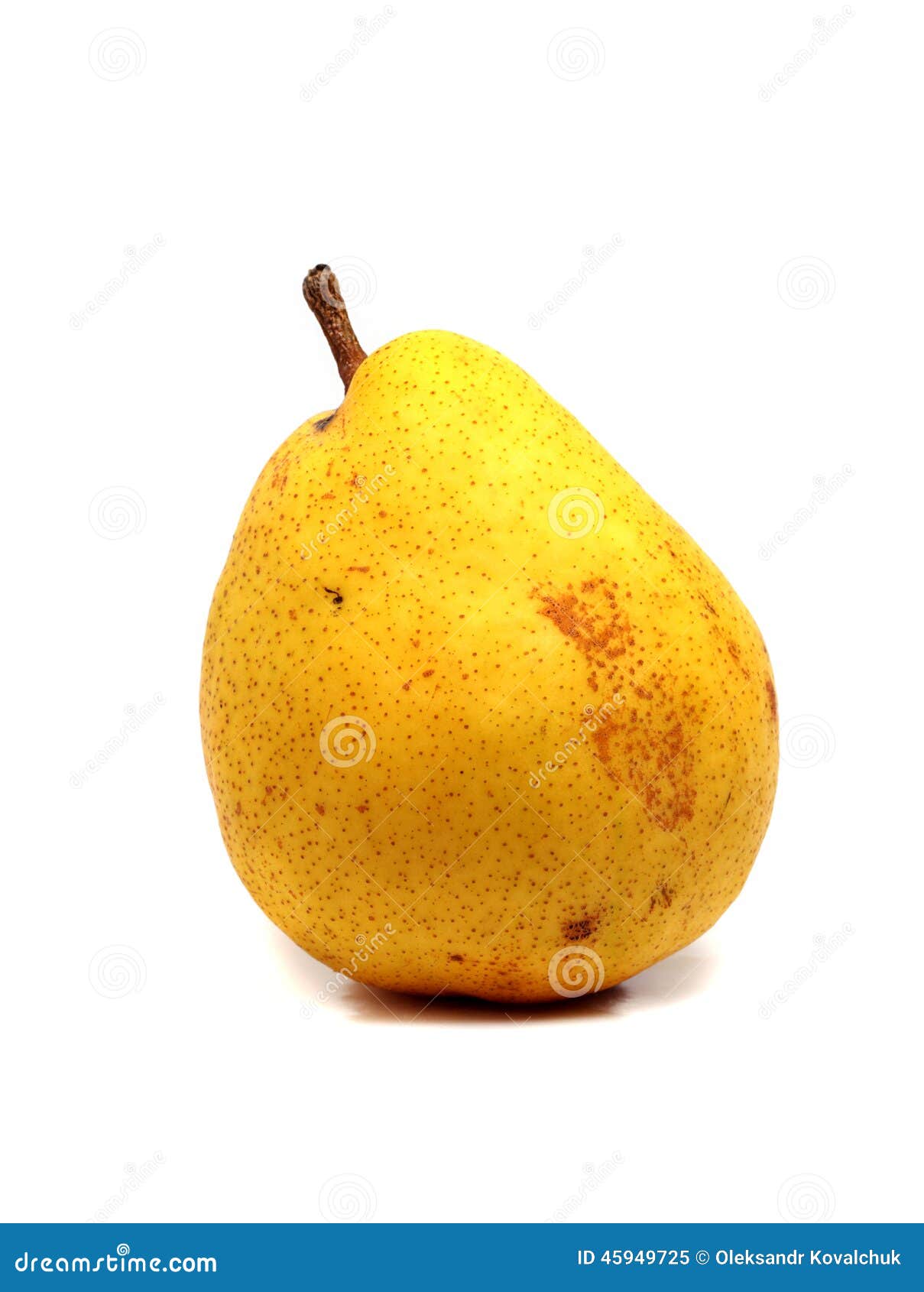 Grote gele peer stock afbeelding. Image of smakelijk - 45949725