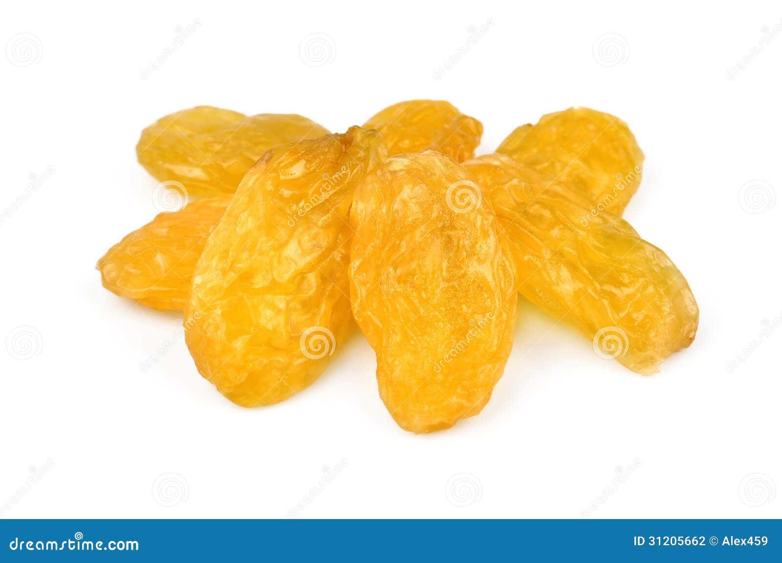 Grote gele rozijnen stock foto. Image of geïsoleerd, beeld - 31205662