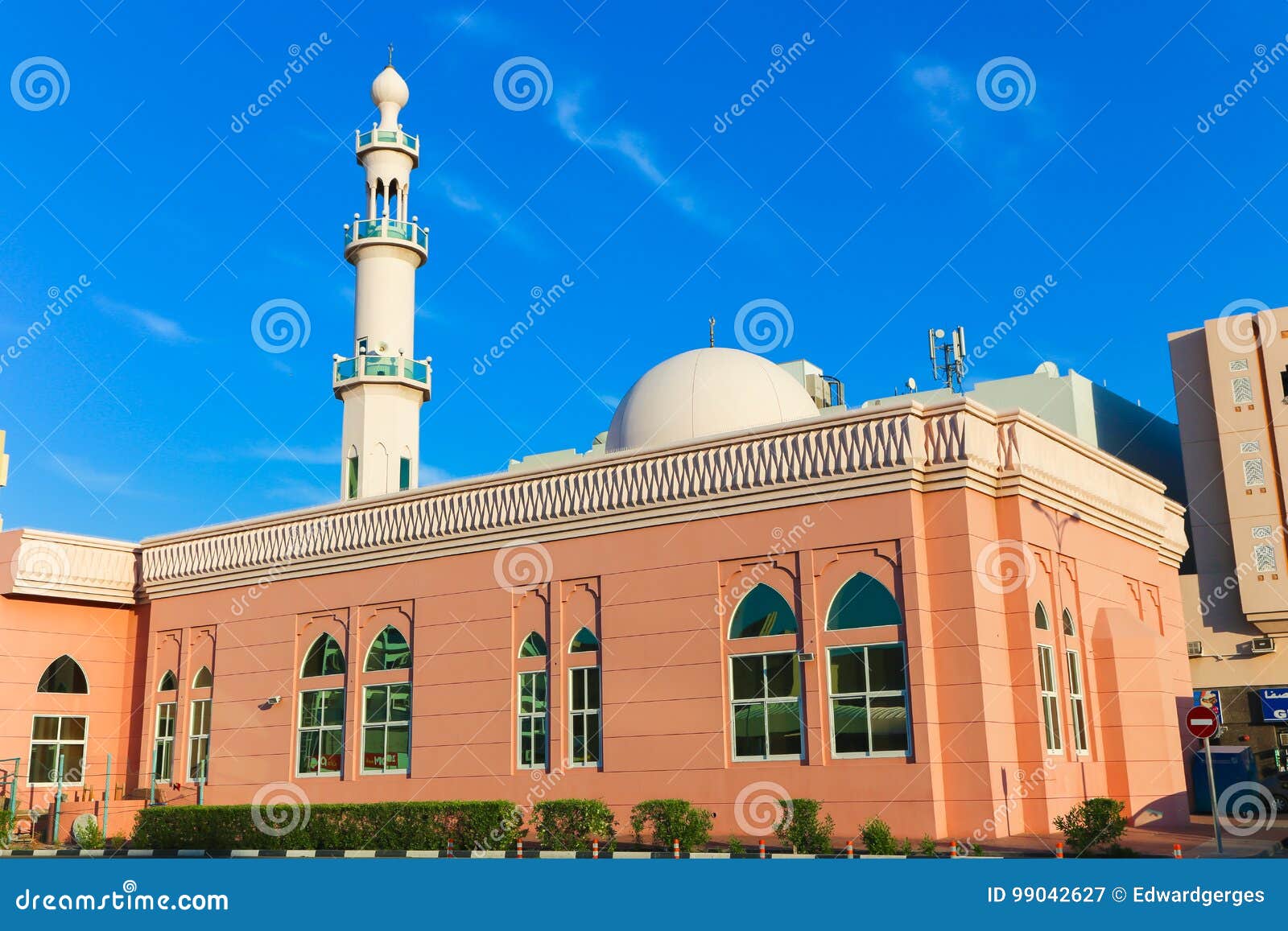 Grote Moskee stock afbeelding. Image of midden, groot - 99042627