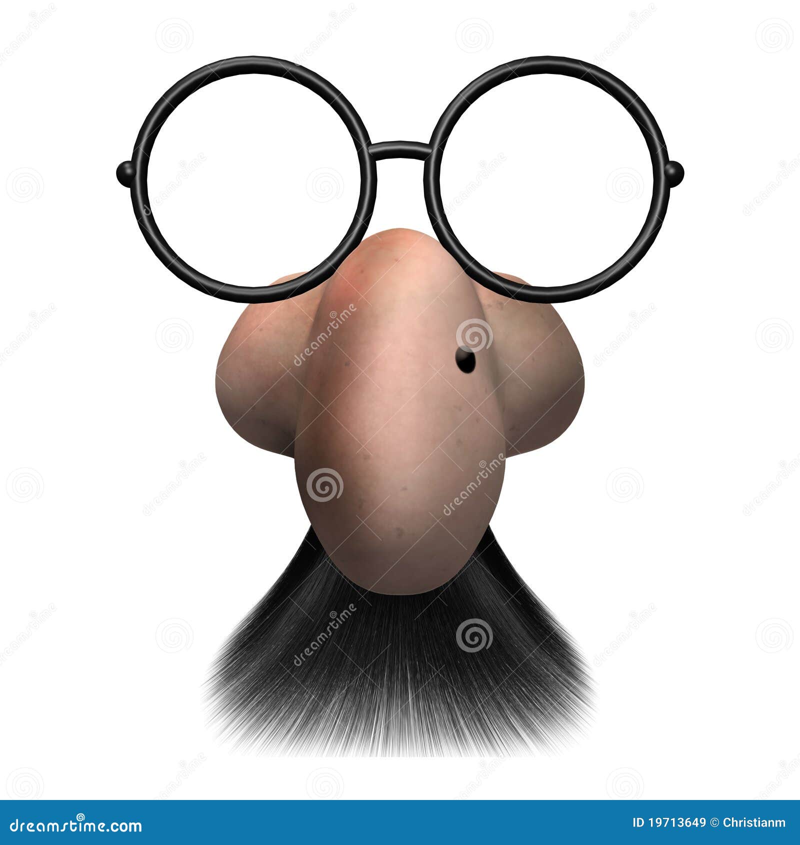 Grote neus stock illustratie. Illustration of truc, achtergrond - 19713649