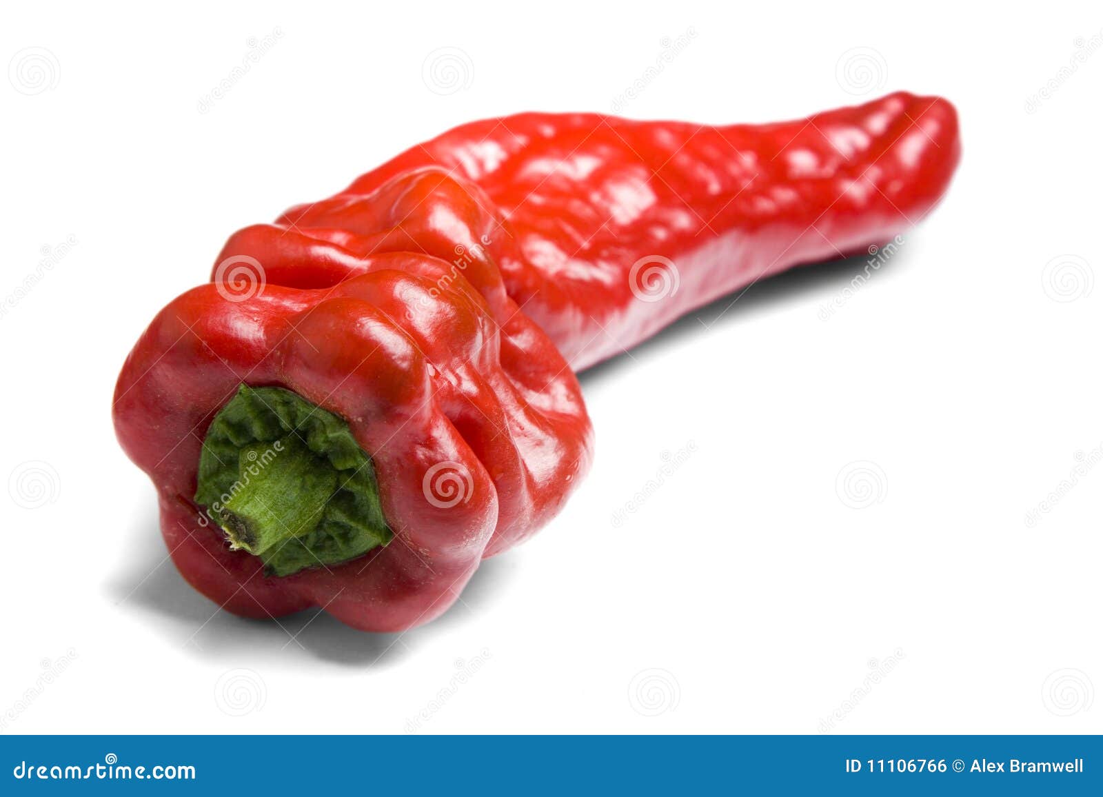 Grote Rode Spaanse peper stock foto. Image of kruid, chili - 11106766