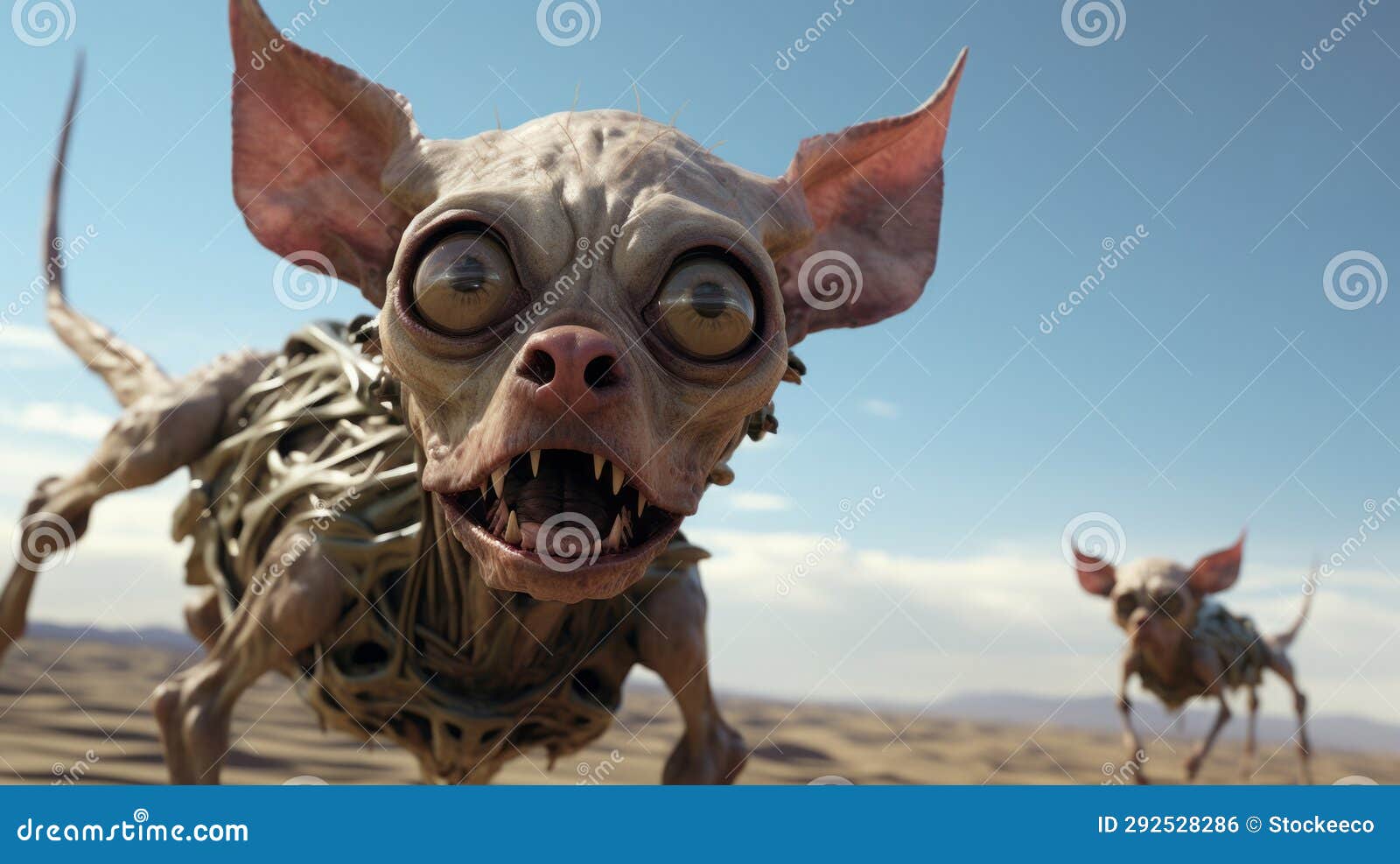 Grotesque Caricatures: Alien Creature in the Desert - Unreal Engine ...