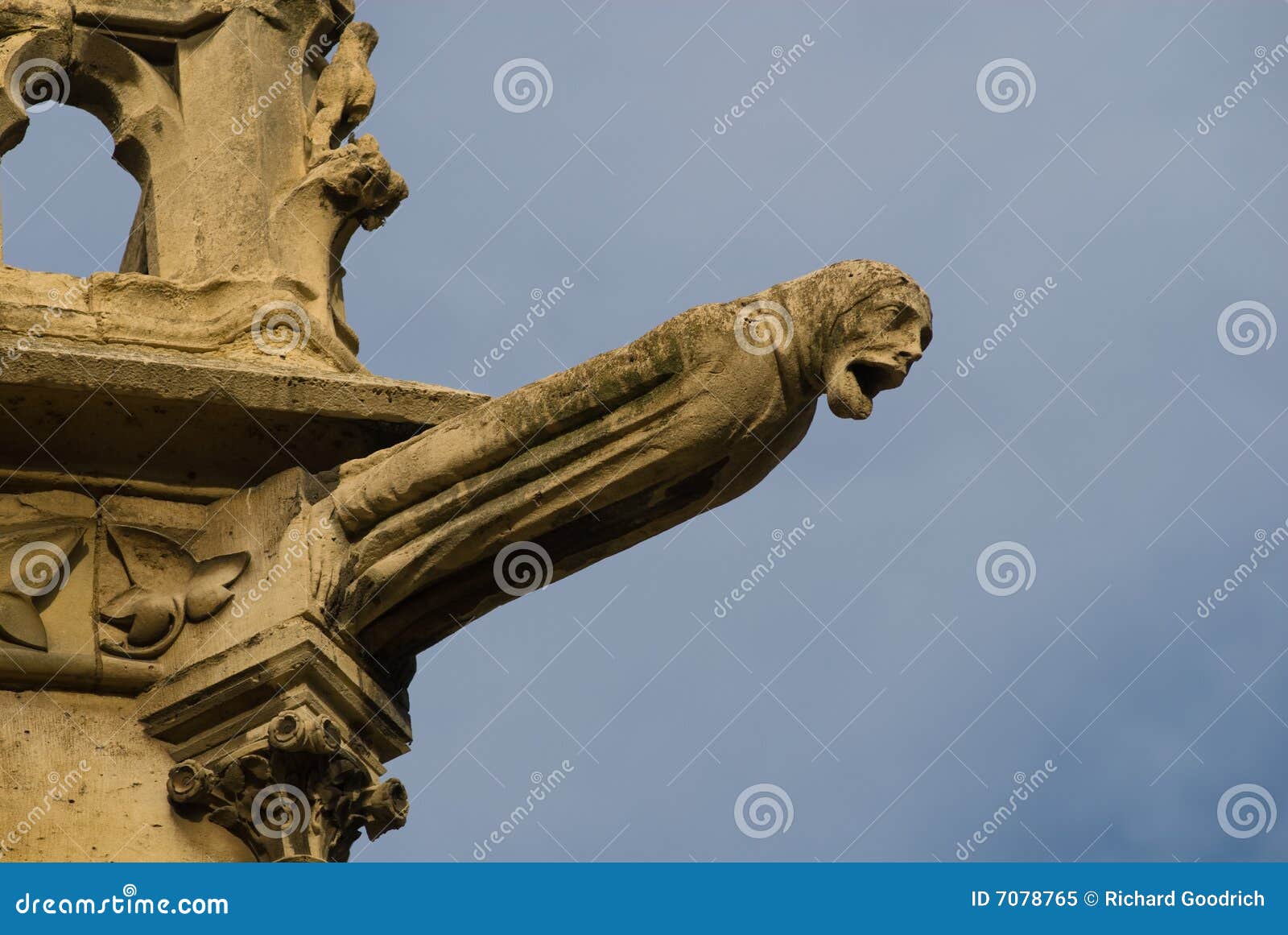 Grotesque, Notre Dame stock image. Image of paris, architecture - 7078765