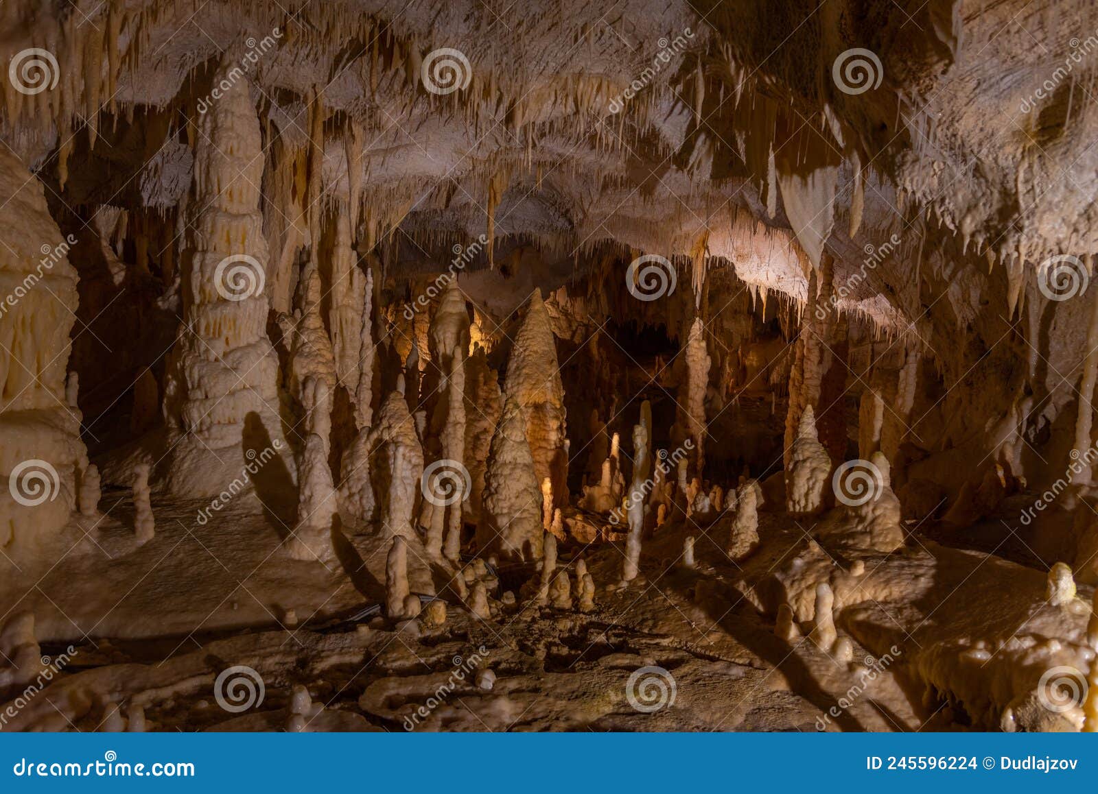 Grotte Di Frasassi Caves in Italy Stock Photo - Image of marche, wind ...