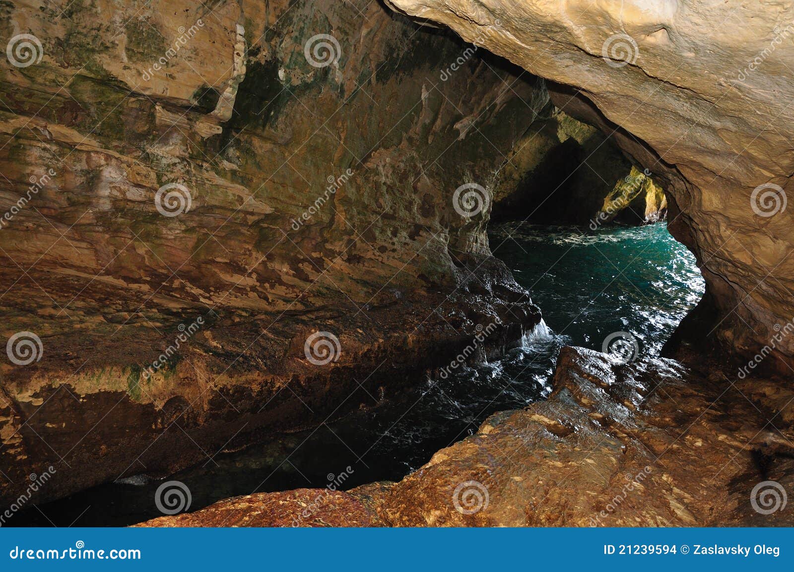 Grotto. stock photo. Image of touristic, attraction, hanikra - 21239594