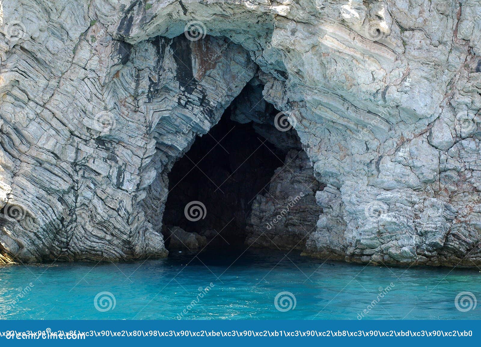 Grotto stock photo. Image of blue, grotto, opening, hole - 22039750