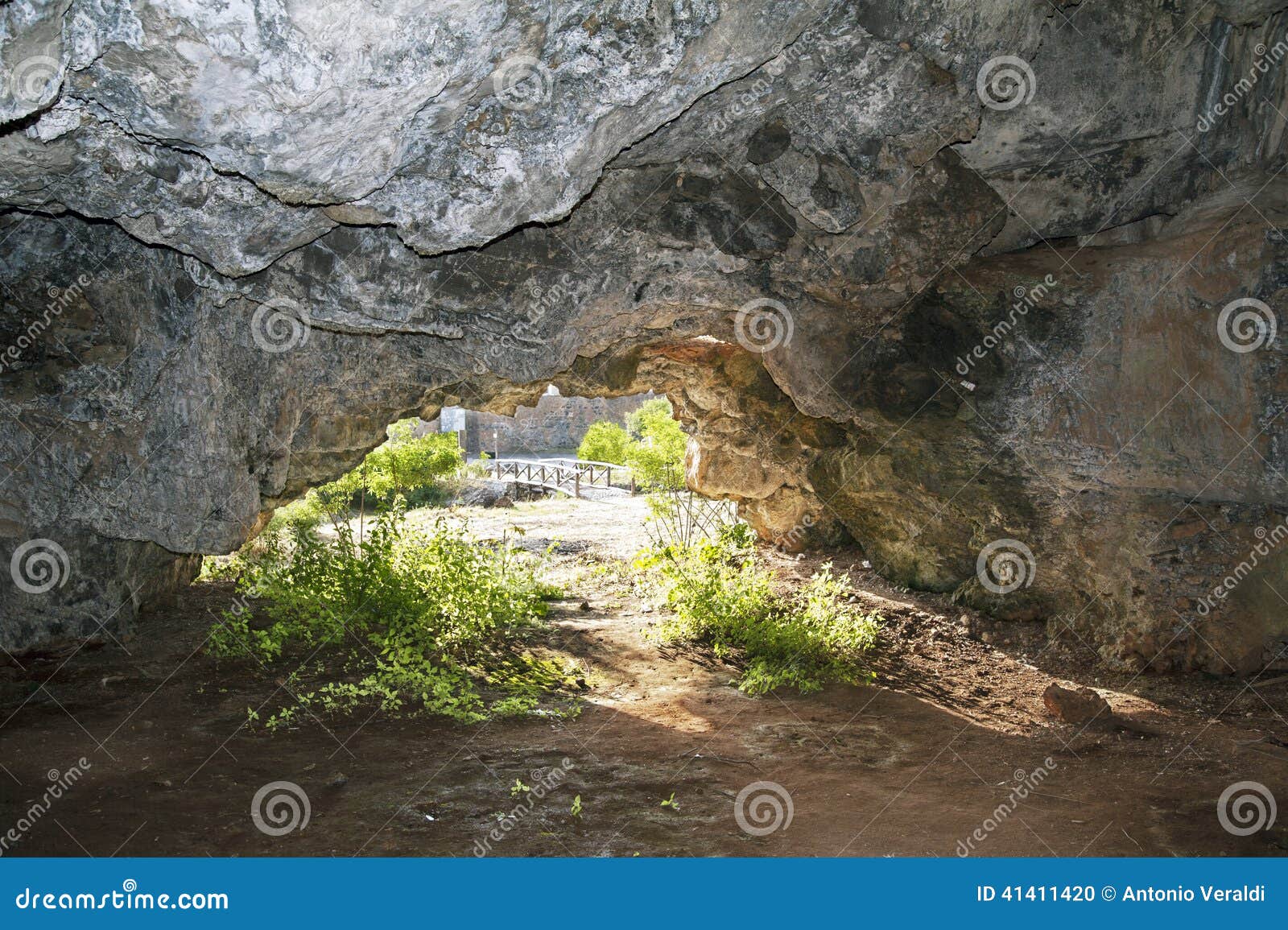 Grotto stock photo. Image of rocky, light, isle, rock - 41411420