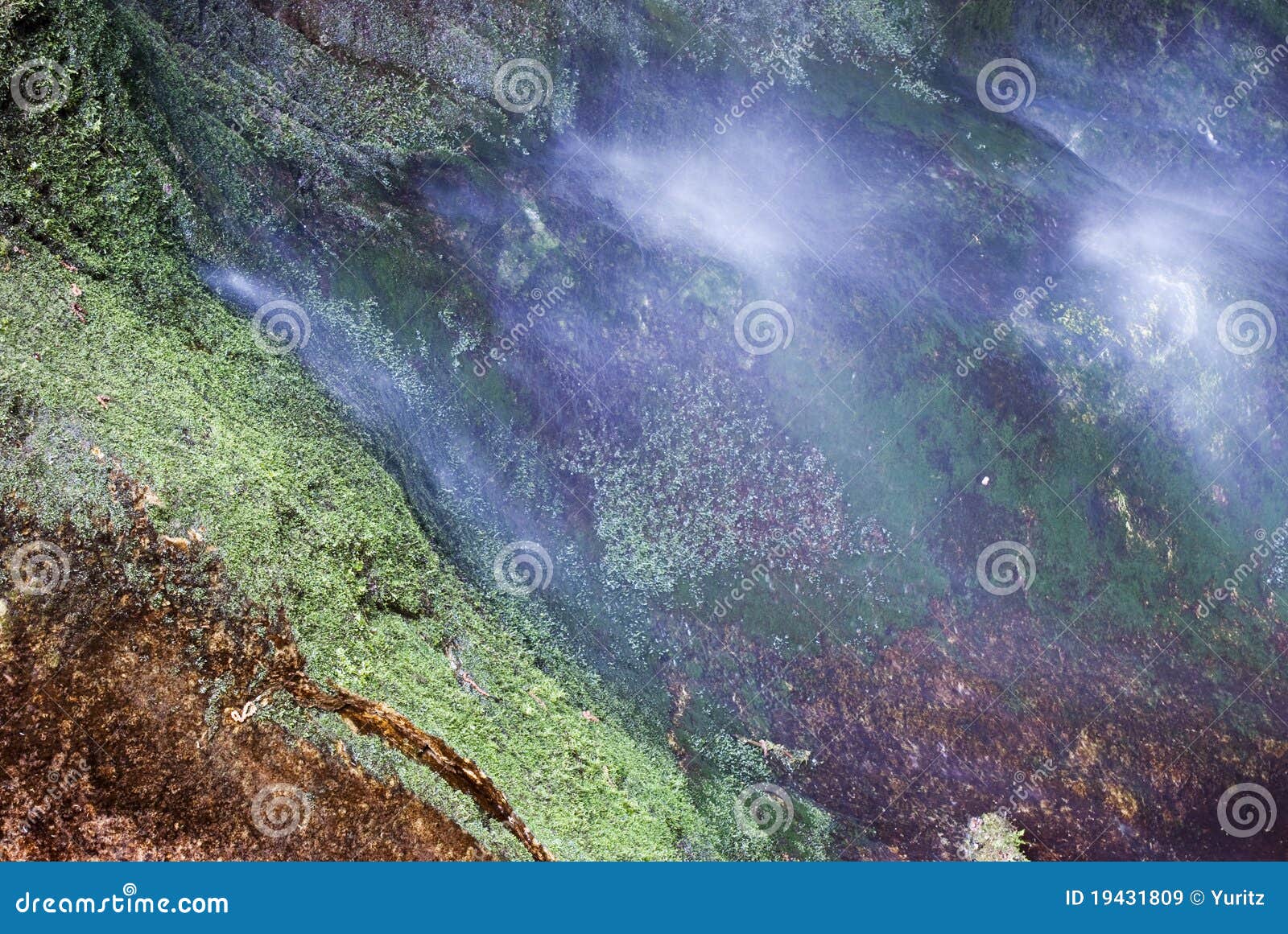 Grotto wall stock image. Image of blue, abstract, water - 19431809