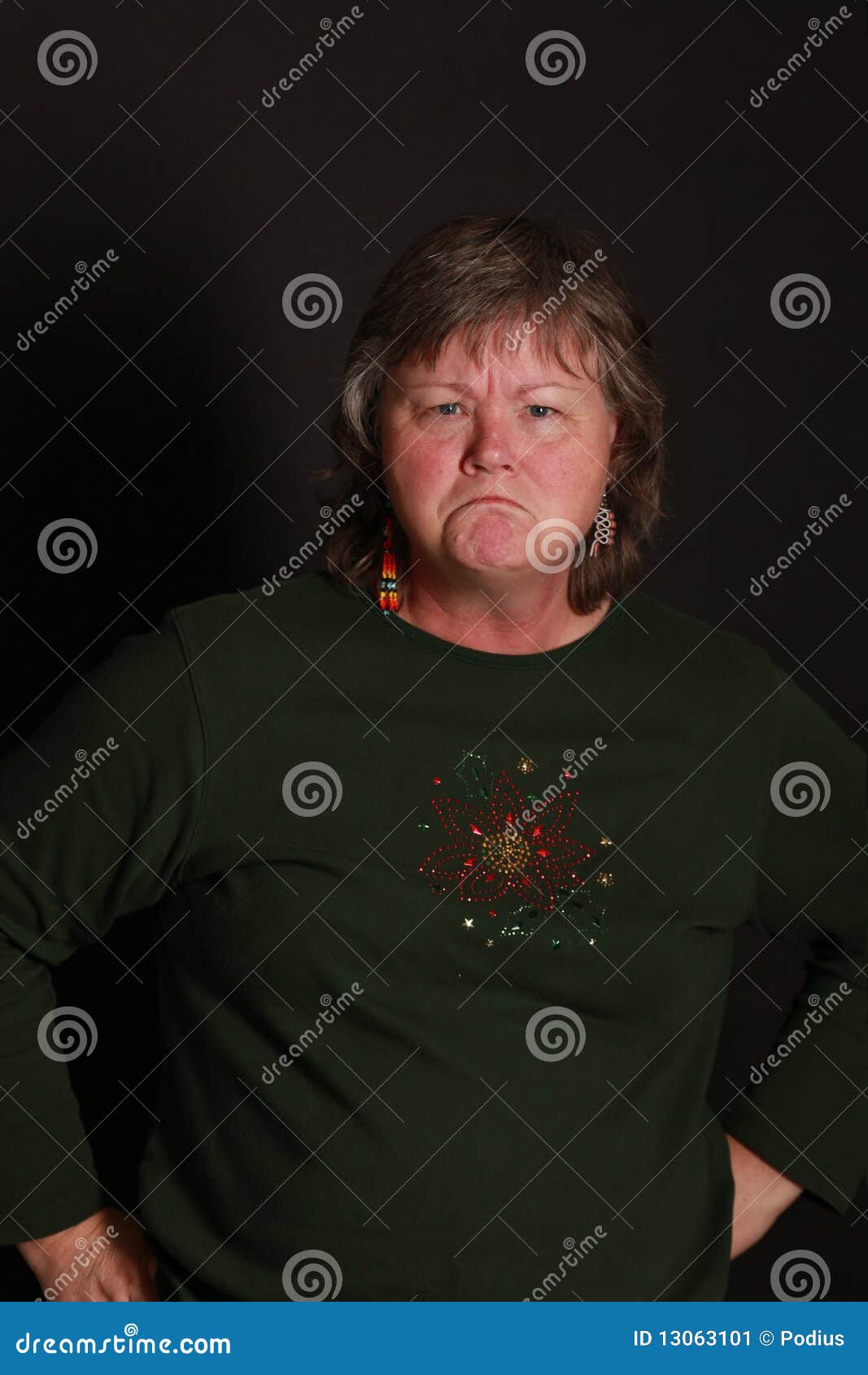 Grouchy Lady stock image. Image of face, concept, middle - 13063101