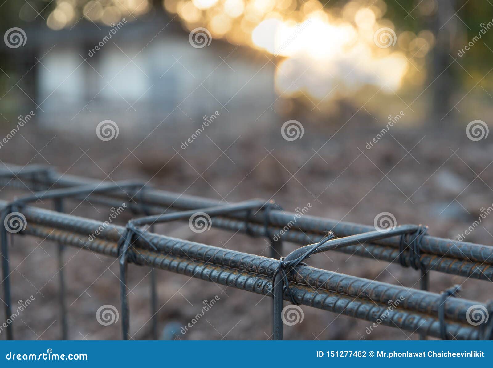 Ground Beam of Structure Building Stock Photo - Image of civil ...