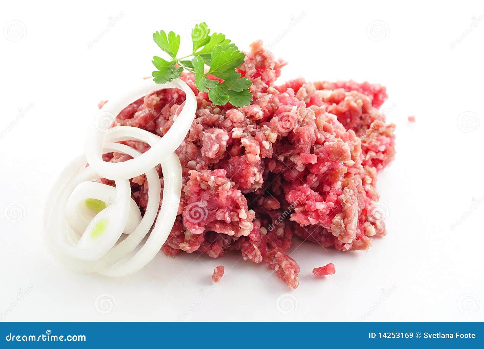 Ground beef stock image. Image of beef, uncooked, platter - 14253169