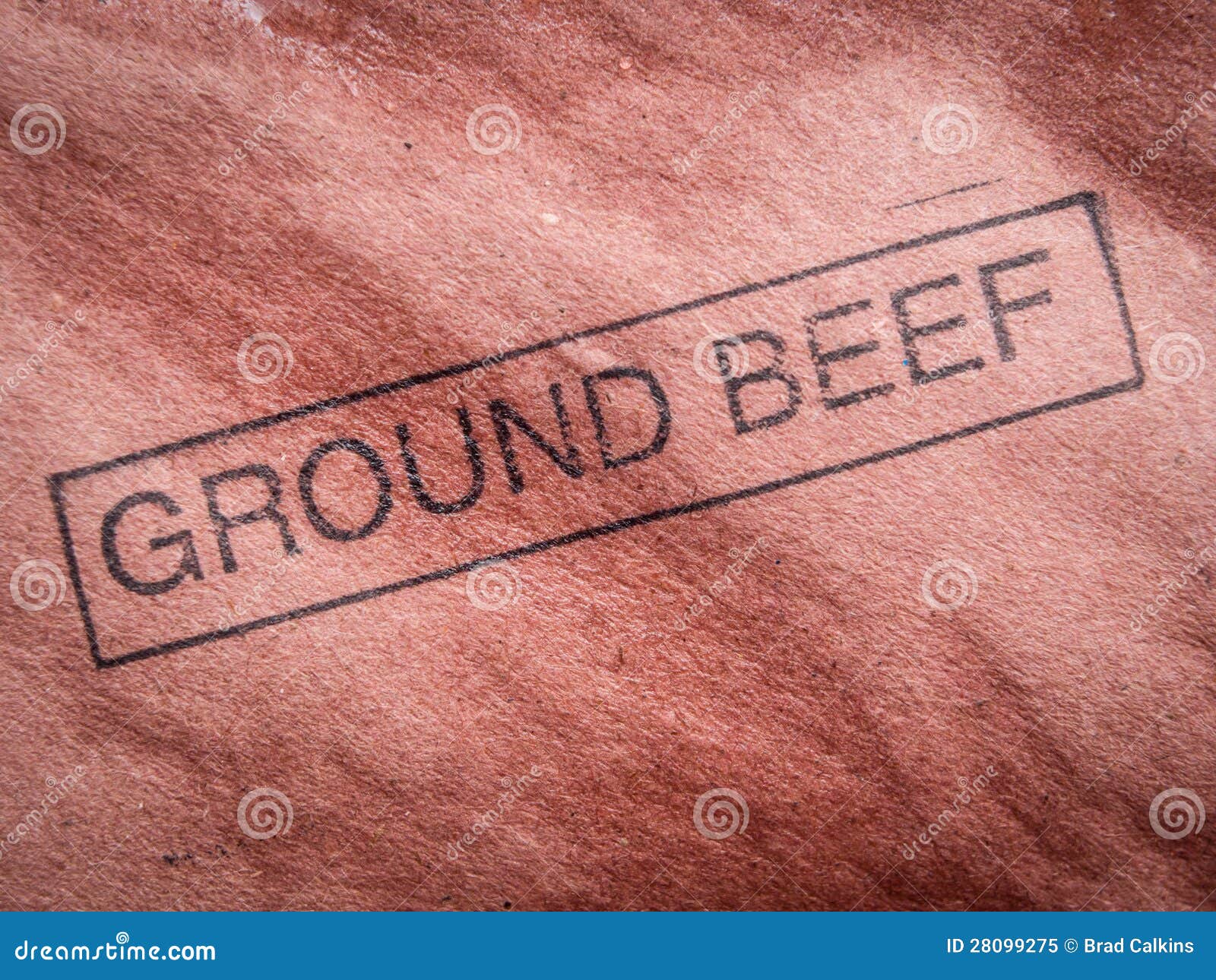 Ground beef stock image. Image of uncooked, package, paper - 28099275