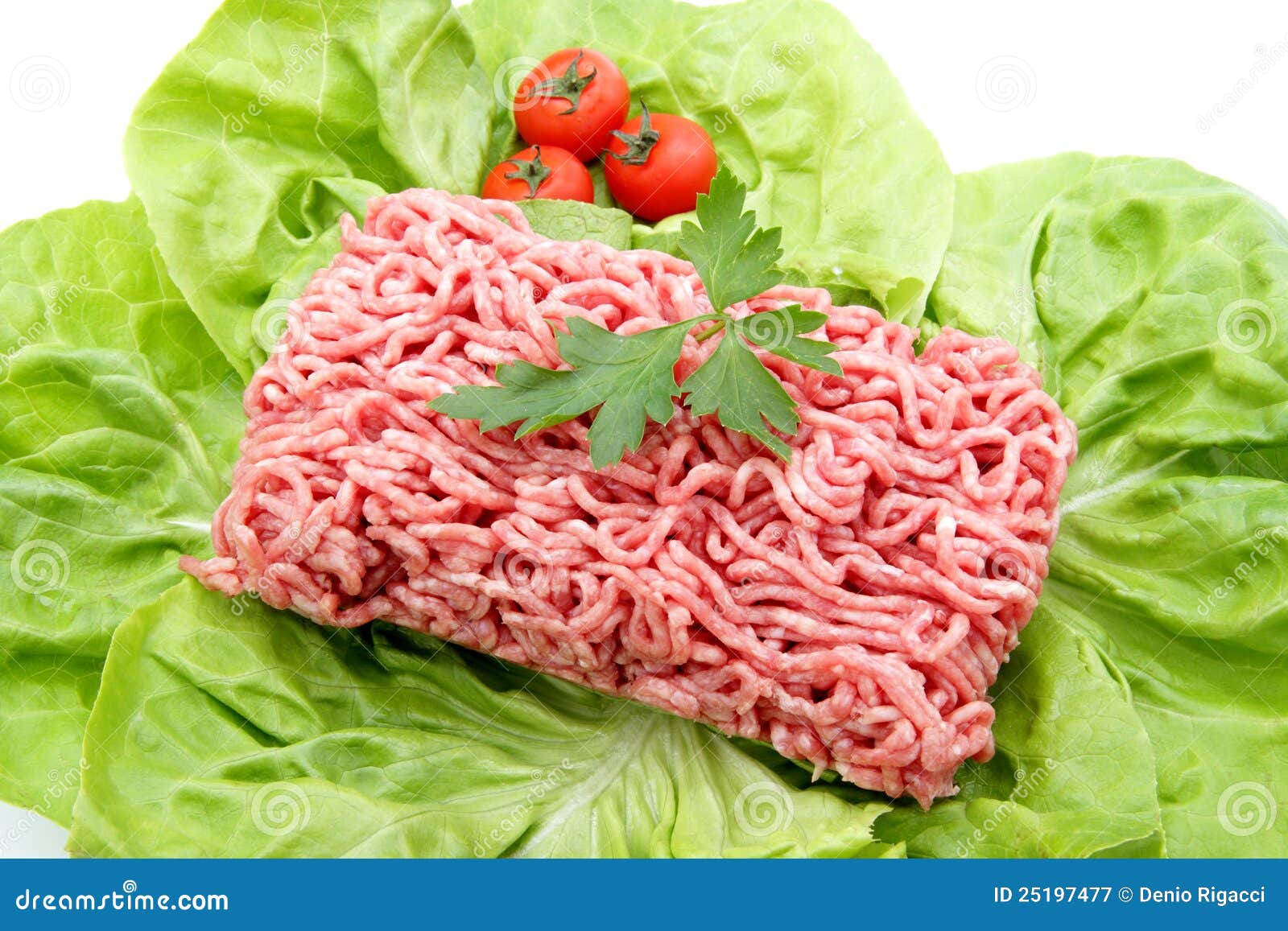 Ground Beef on White Background Stock Image - Image of gastronomy ...