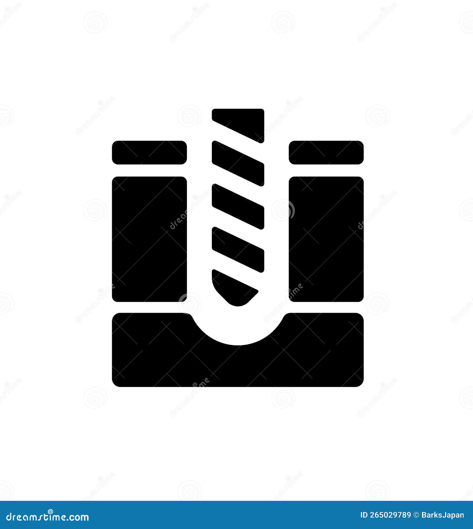 Ground Boring , Drilling Vector Icon Illustration Stock Vector ...