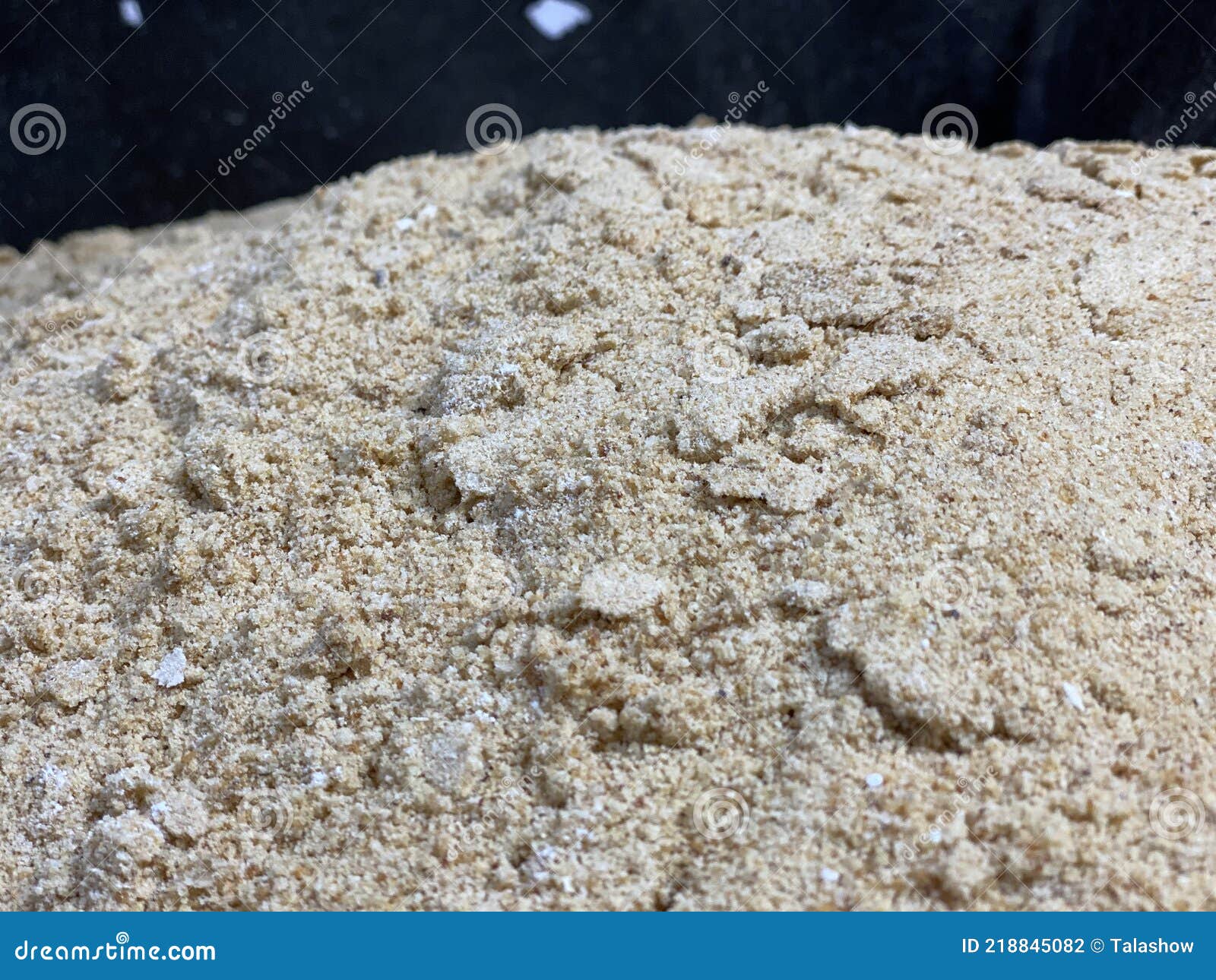 Ground Bread Crumbs Powder Close-up Stock Photo - Image of cuisine ...