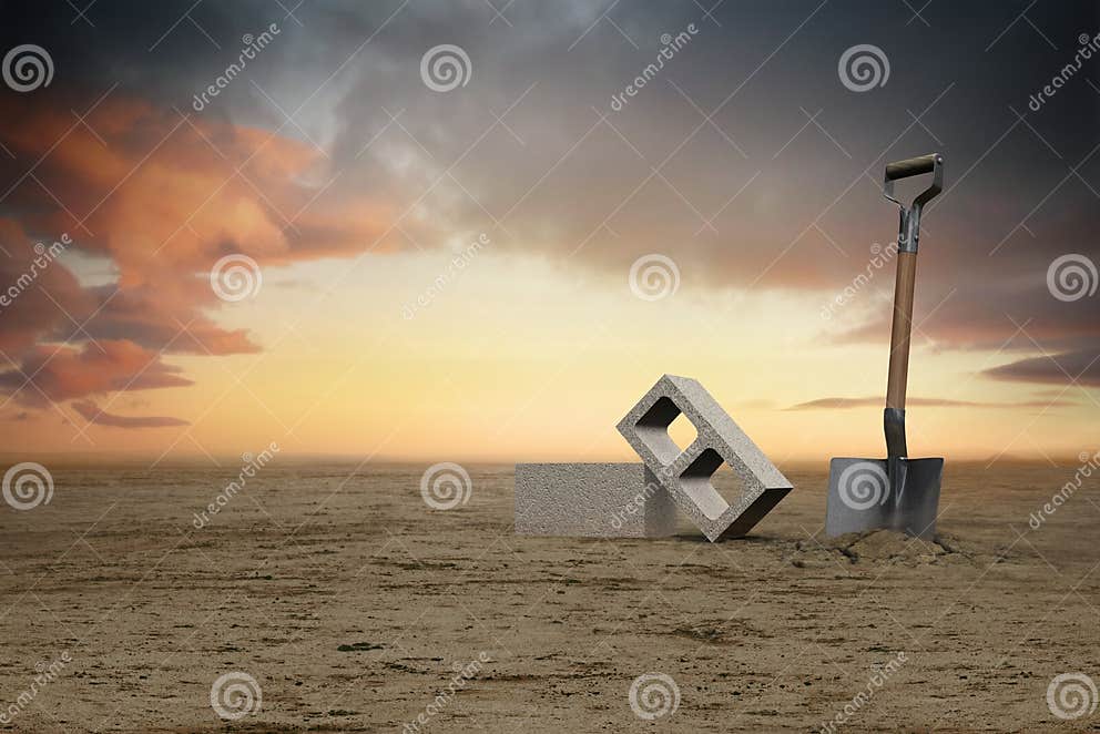 Ground breaking stock photo. Image of building, construction - 26139592