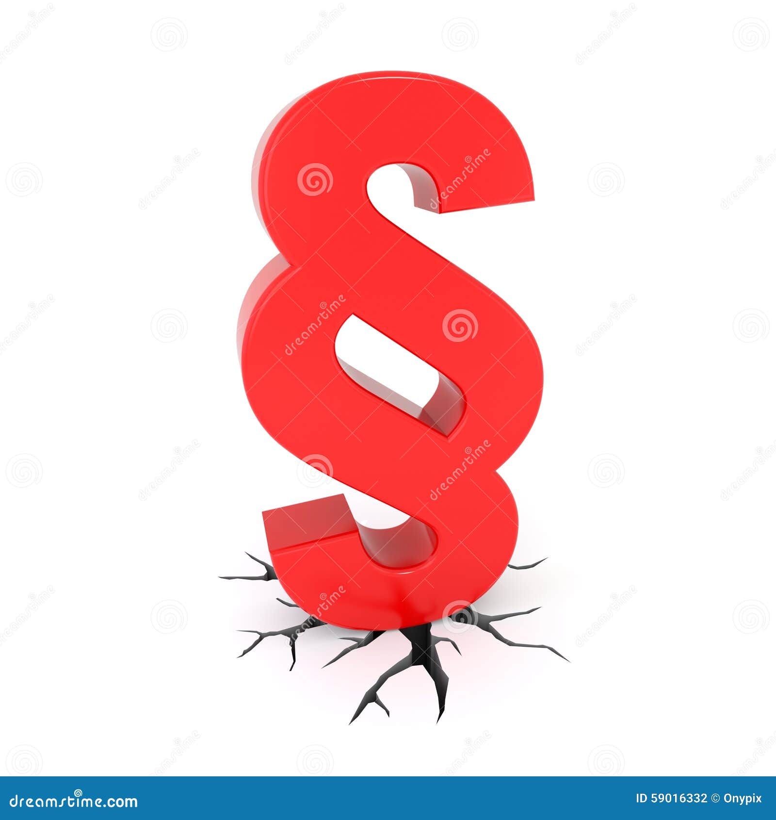 Ground Breaks Below Paragraph Symbol Stock Illustration - Illustration ...