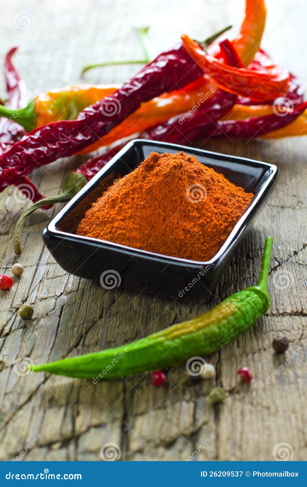 Ground chili peppers stock image. Image of aroma, cooking - 26209537