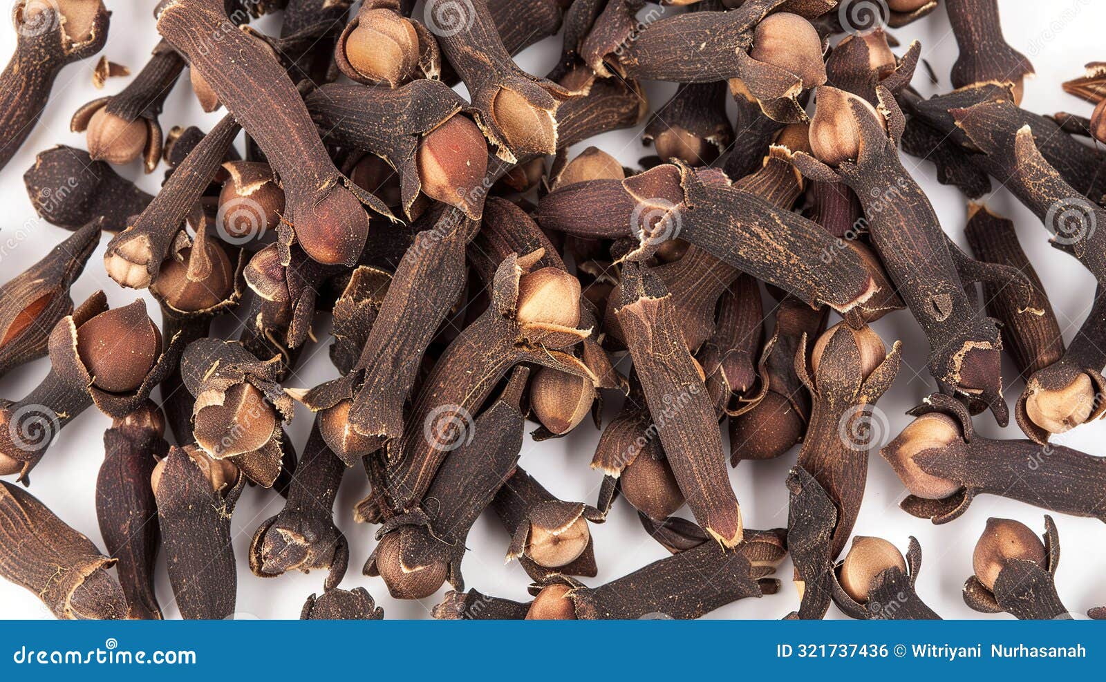 Ground Cloves Captured from a Top Down Perspective, Creating a ...