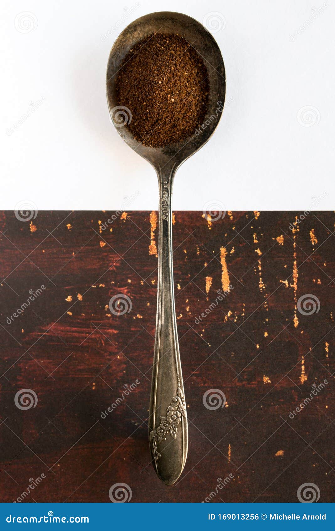 Ground Cloves on a Spoon stock photo. Image of view - 169013256
