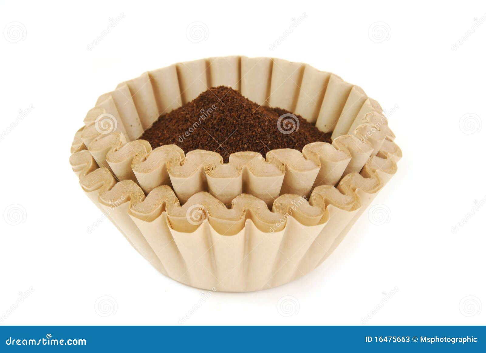 Ground coffee stock image. Image of filters, stack, drink - 16475663