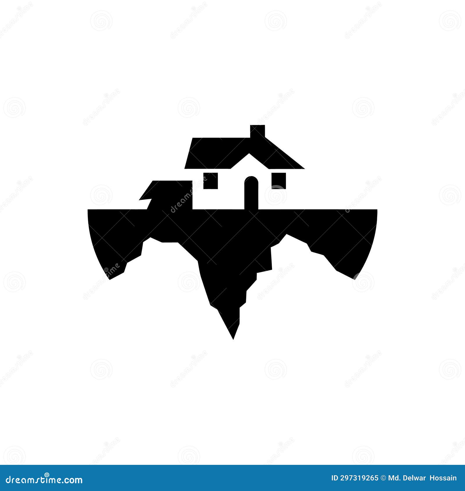 Ground Collapse Icon stock vector. Illustration of symbol - 297319265