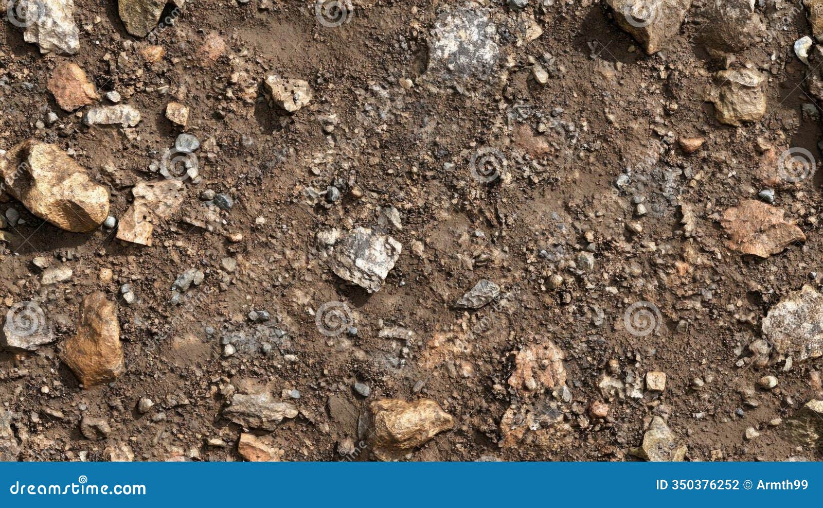 Ground Covered with Rocks and Soil Displays Earth Texture Background ...