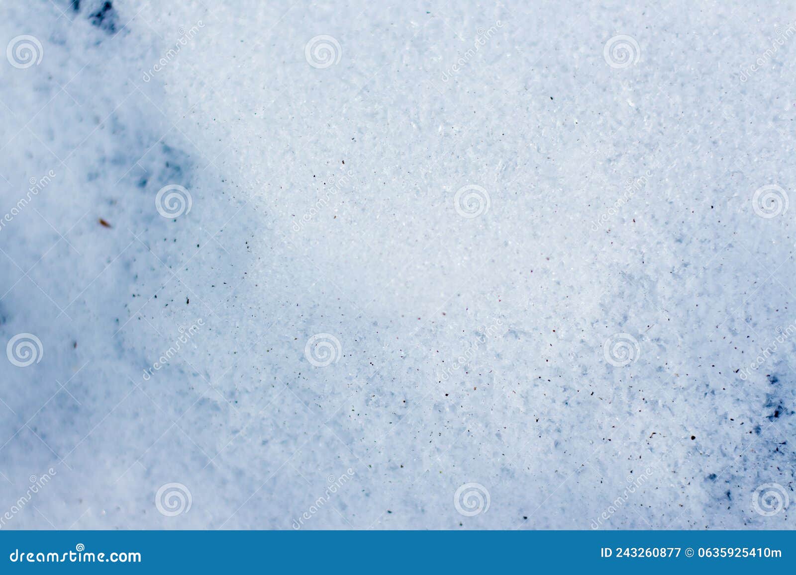 The Ground is Covered with Snow, the Surface Stock Image - Image of ...