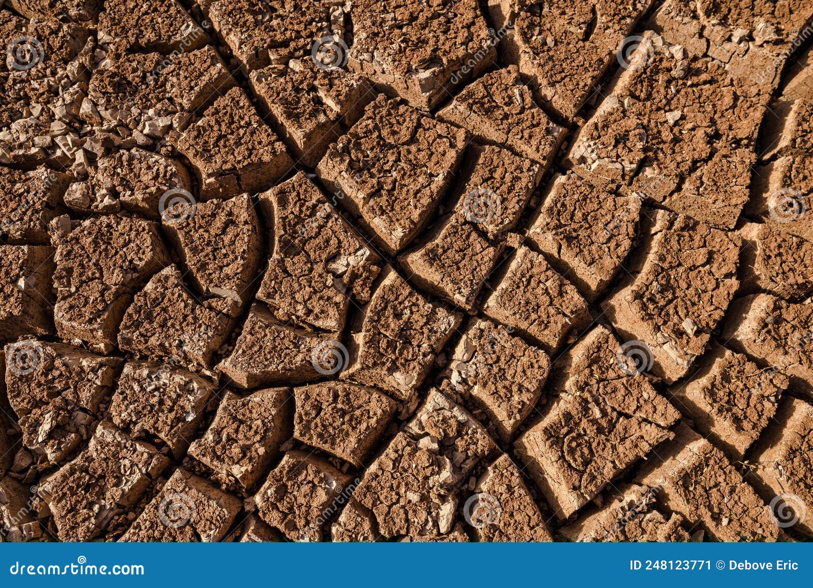 Ground Cracked by Drought Close Up Stock Image - Image of national ...