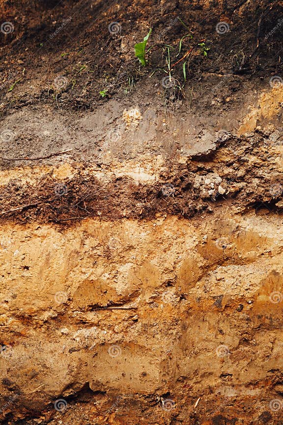 Ground in cross section stock image. Image of abstract - 111985665