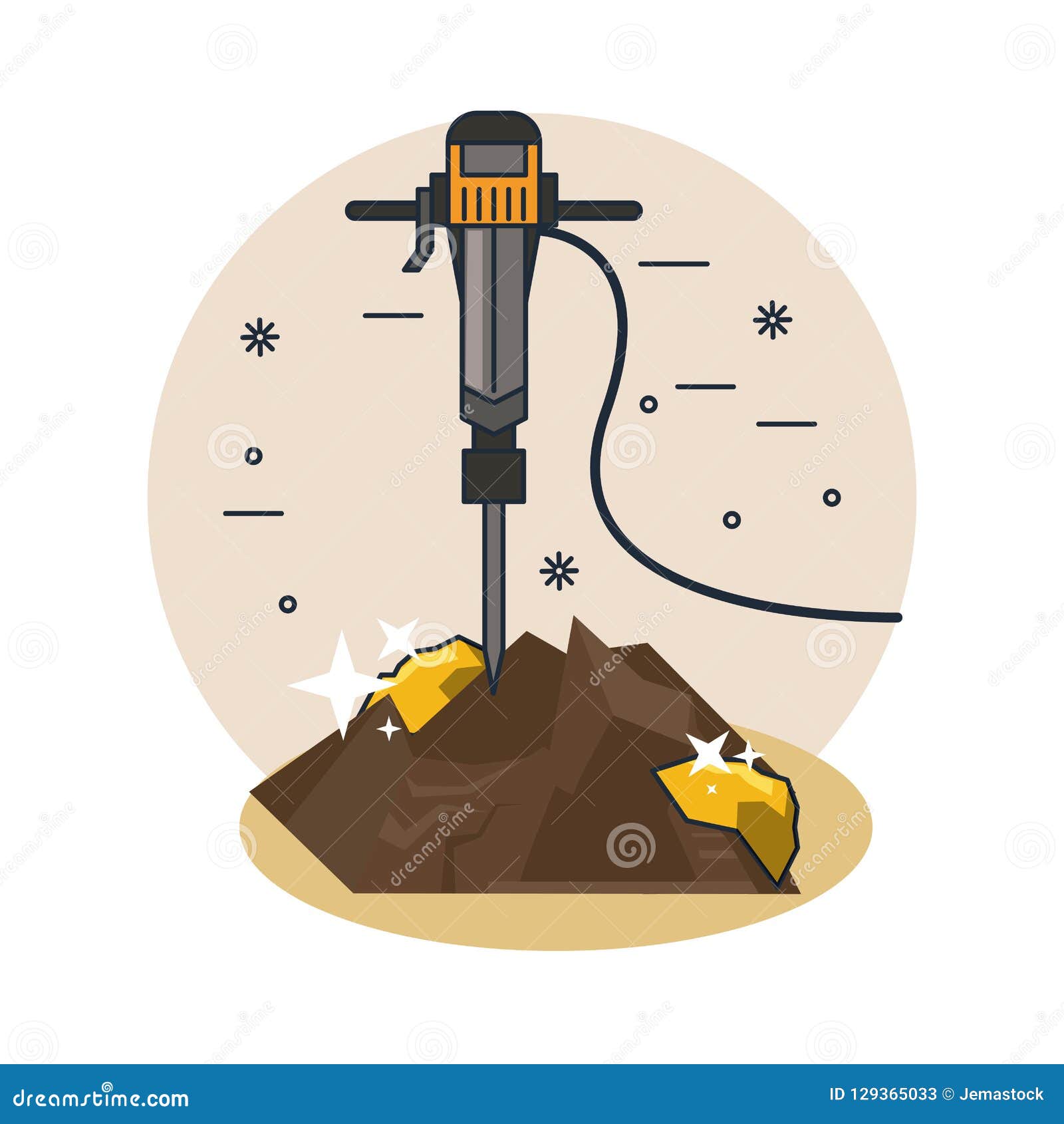 Cartoon Ground Holes And Cracks Vector Set | CartoonDealer.com #82710564