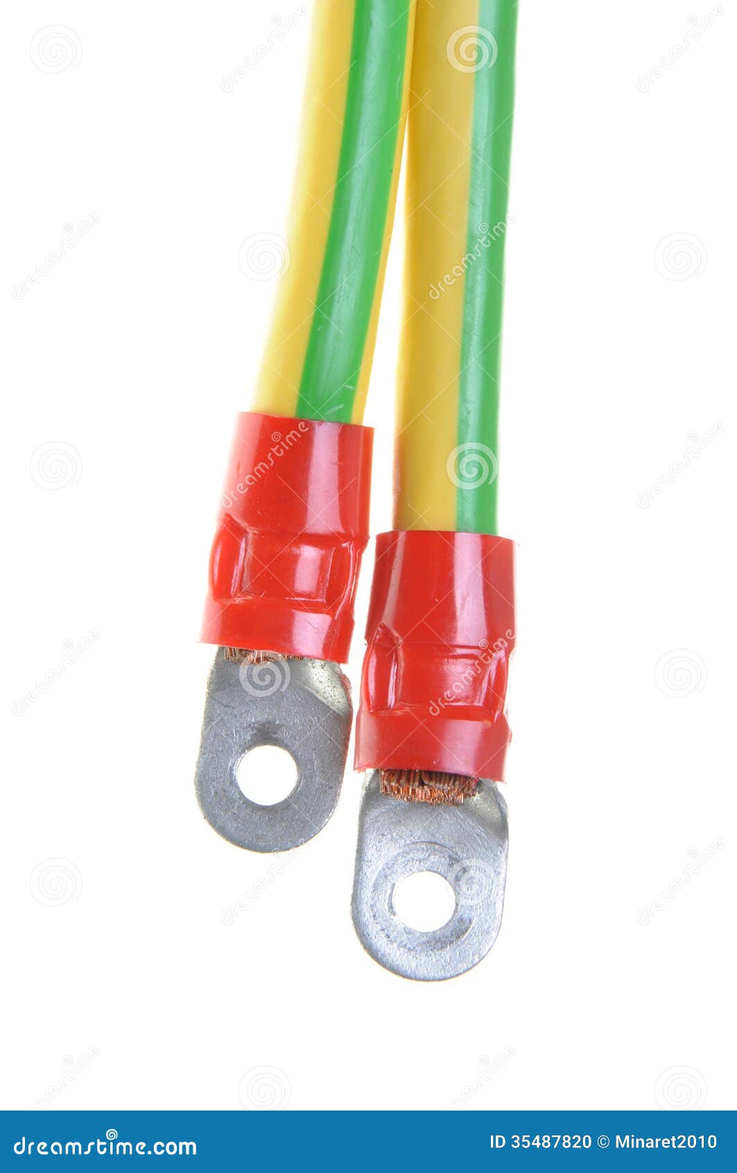 Ground electric cable stock photo. Image of detail, ampere - 35487820