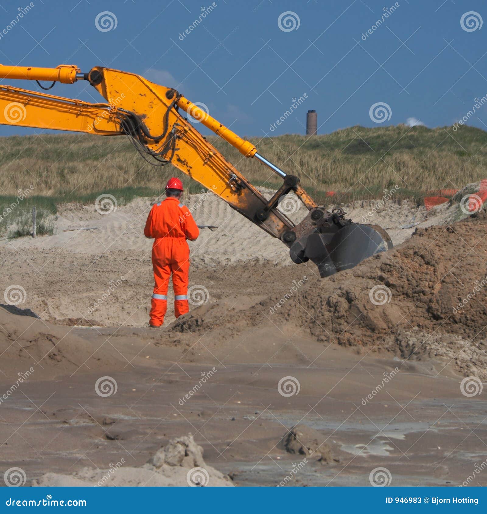 Ground engineer stock image. Image of ground, excavator - 946983