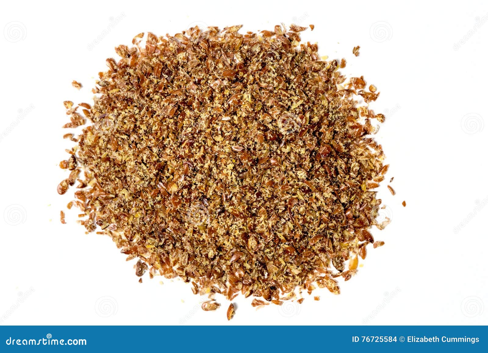 Ground flax meal stock photo. Image of healthy, food - 76725584
