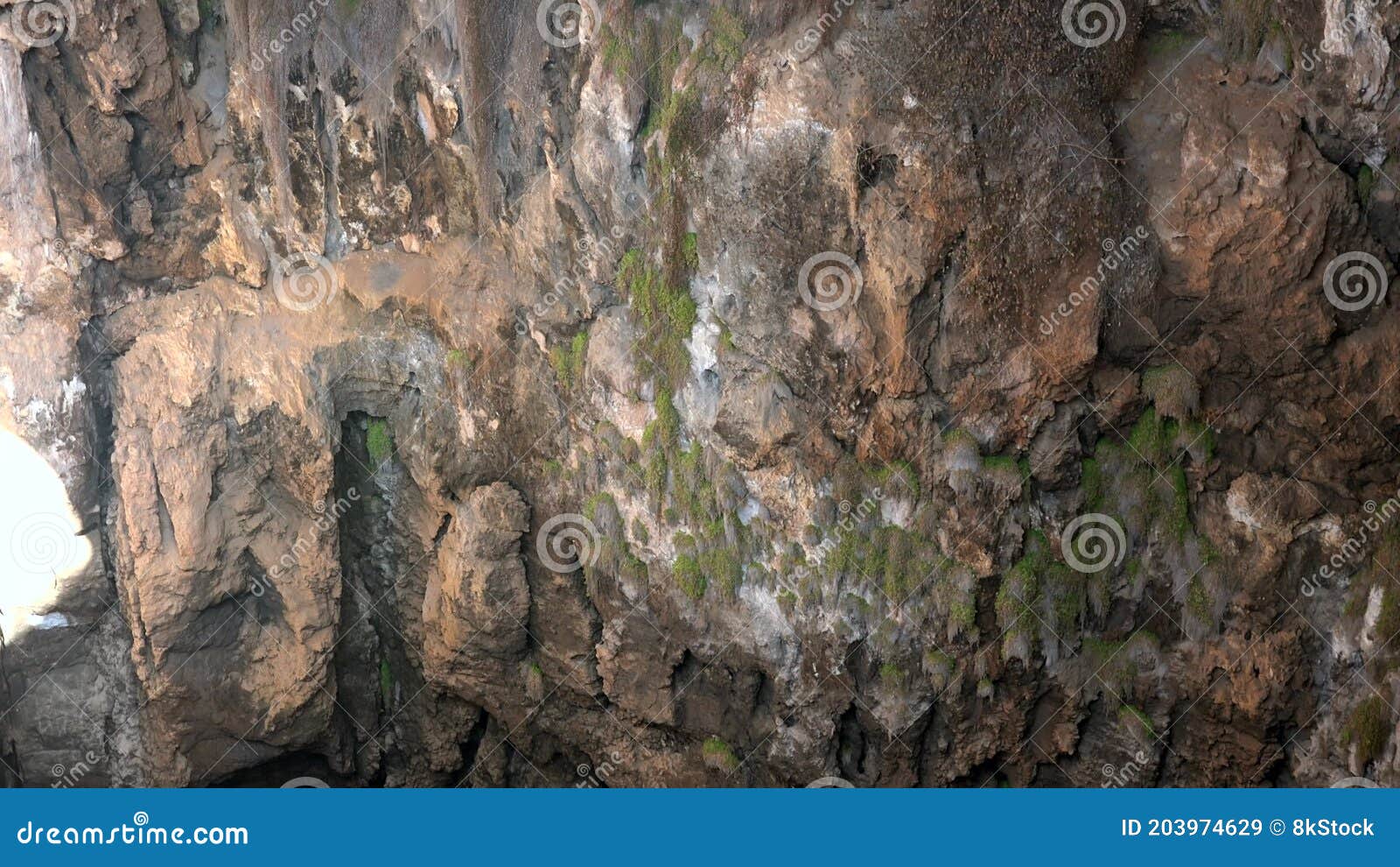 Ground Floor of the High and Deep Cave Pit Stock Video - Video of ...