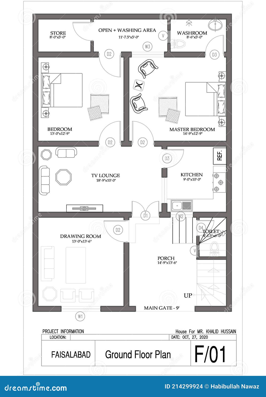 Simple Autocad House Drawings