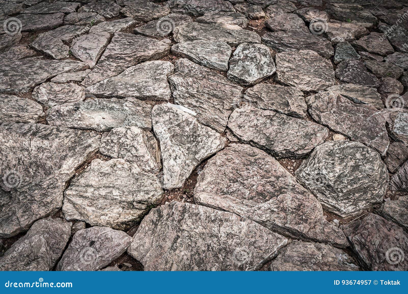 Ground Floor with Stone Pattern Stock Image - Image of architecture ...