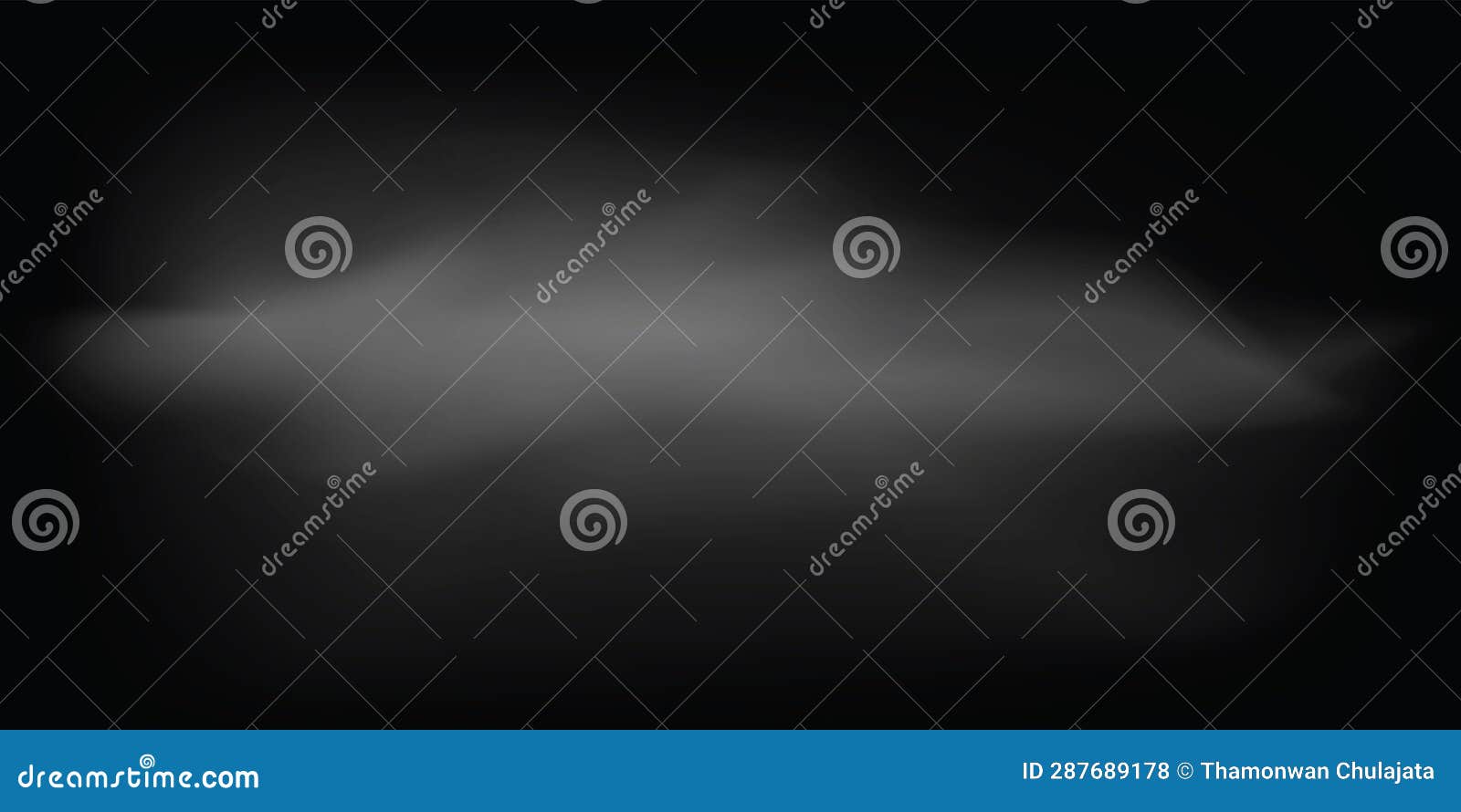 Ground Fog Vector Element on Black Background Stock Vector ...