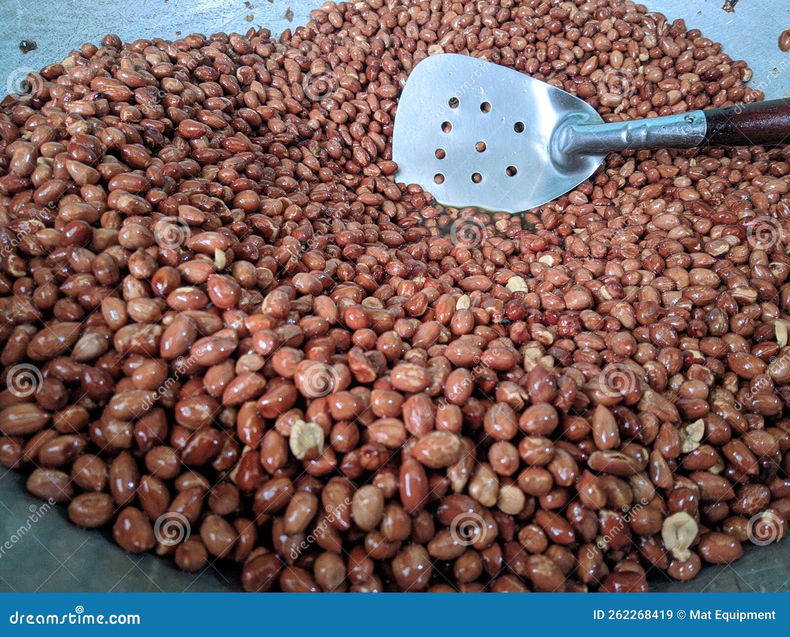 Ground fried peanuts stock image. Image of bean, peanuts - 262268419