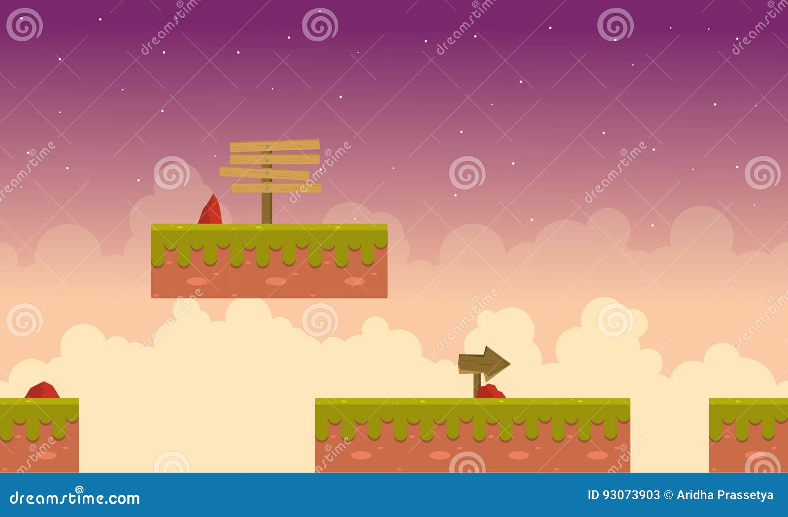 Ground for Game Background Style Stock Vector - Illustration of ...