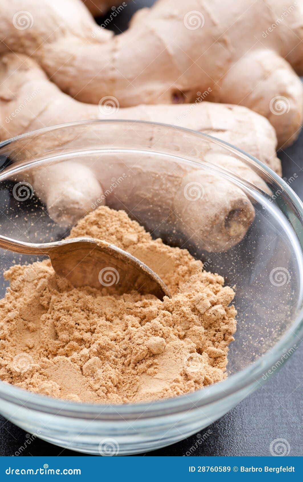 Ground Ginger stock image. Image of ginger, bowl, food - 28760589