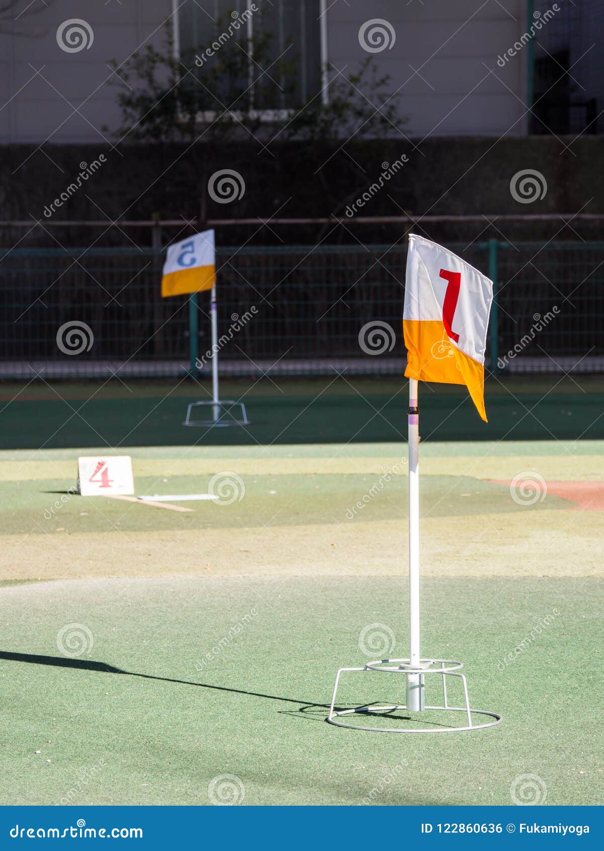 Ground Golf, Japan stock photo. Image of facility, building - 122860636