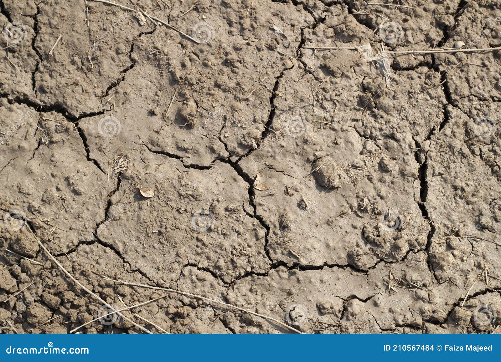 The Ground Has Cracks in the Top View for the Background or Graphic ...